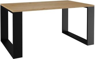 Topeshop Topeshop - Table basse moderne artisan noire moderne