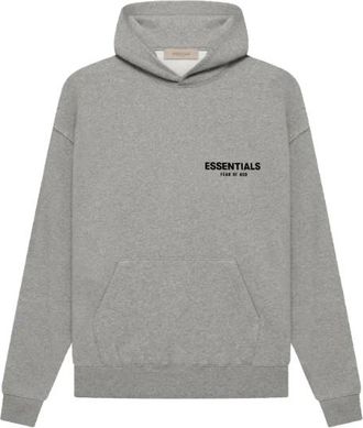 Fear of God unisex, Sweatshirts et sweats &agrave; capuche, Gris, Taille: S Essentials Sweat &agrave; capuche