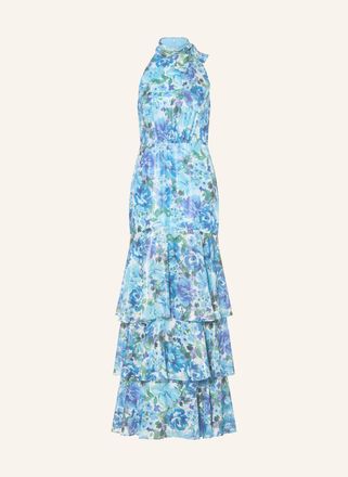 Adrianna Papell Abendkleid Mit Volants blau