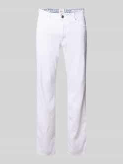 Brax Regular Fit Stoffhose aus Baumwoll-Leinen-Mix Modell CADIZ