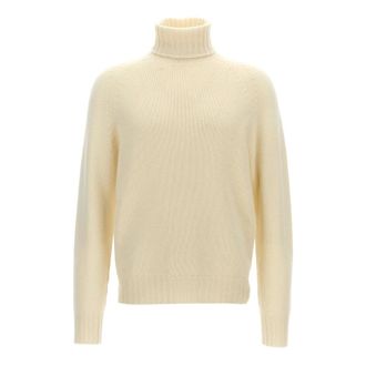 Maryya Maryya, Homme, Pulls, Blanc, Taille: M Pull à col roulé