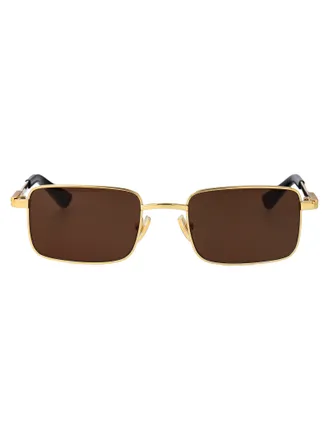 Bottega Veneta BV1469S Gold Metal Sunglasses - Gold