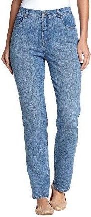 Gloria Vanderbilt Amanda Jean Classique Taille Haute fuselé Standard, Bleu, 48 Femme