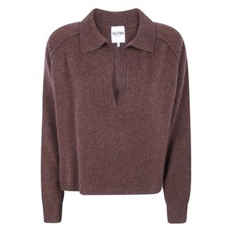 Kujten Kujten, Damen, Strickwaren, Braun, MGr&ouml;&szlig;e