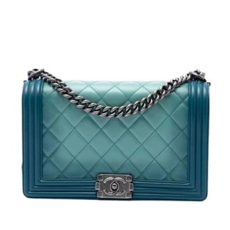 Chanel Pre-owned The Boy Flap - - Pre-owned - Damen - Blau - ONE SIZE