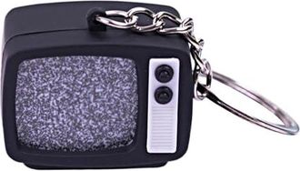 Generic TV - Mini design l&eacute;ger | T&eacute;l&eacute;vision miniature | Porte-cl&eacute;s TV pour d&eacute;coration de sac &agrave; dos, objets de collection et utilisation cr&eacute;ative quotidienne, 