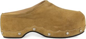 Sartore Sartore, Femme, Chaussures, Beige, Taille: 41 EU Mules en daim