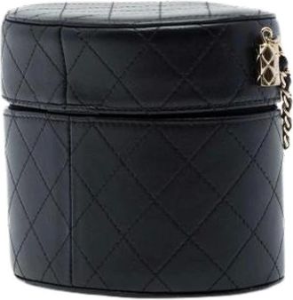 Chanel Sac Vanity Pre-owned - Femme - Pre-owned - Noir - Taille: ONE Size