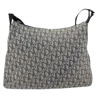 Dior Sac bandouli&egrave;re Trotter Vintage Pre-owned - Femme - Pre-owned - Bleu - Taille: ONE Size