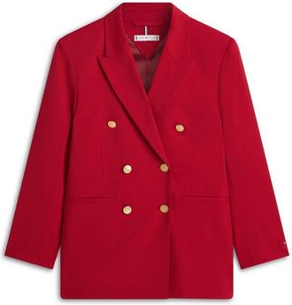 Tommy Hilfiger Damen Blazer aus Wollmischung