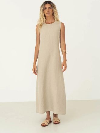 N&auml;z Damen vegan Kleid Leonie Beige