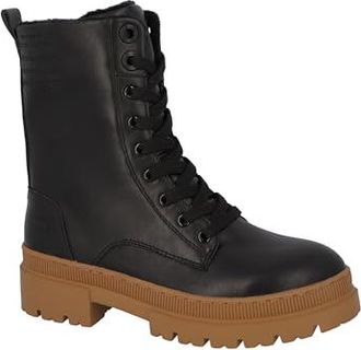 Tom Tailor Femme 4290490009 Botte Tendance, Black Dksand, 37 EU