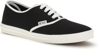 Prada Mens Black Cotton Athletic Sneakers