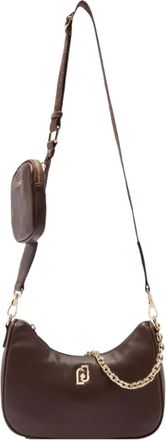 Liu Jo Femme, Sacs, Brun, Taille: ONE Size Sac à Bandoulière Élégant avec Fermeture Éclair