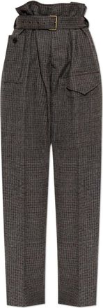 Etro Woll Faltenhose - - Trousers - Damen - Braun - S