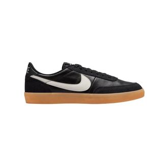 Nike Homme, Chaussures, Noir, Taille: 42 EU Baskets en cuir avec doublure en tissu et semelle en caoutchouc