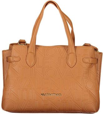 Mario Valentino Mario Valentino Braune Polyurethan Damenhandtasche mit verstellbarem Schultergurt