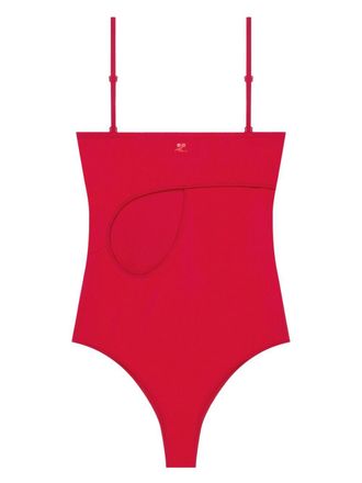 Courrèges maillot de bain Loop - Rouge
