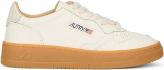 Autry Femme, Chaussures, Beige, Taille: 39 EU Medalist Low-top Baskets