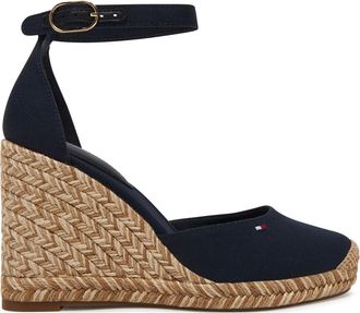 Tommy Hilfiger Espadrilles Tommy Hilfiger Wedge FW0FW09225 Dunkelblau