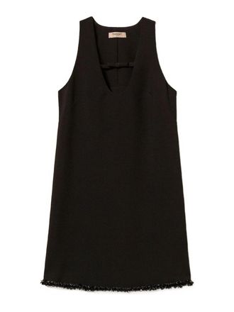 Twinset Robe Au Genou - Noir