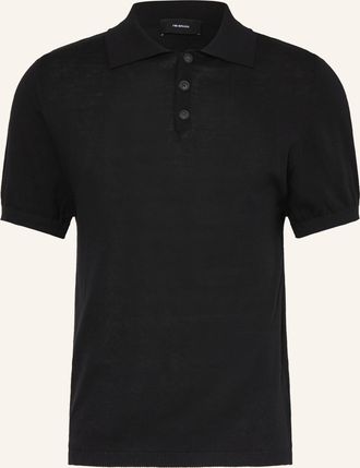 IM BRIAN Im Brian Strick-Poloshirt schwarz
