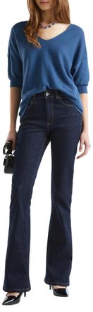 Benetton Damen Maglia Scollo V M/M 105gd10a0 Pullover, blau, S