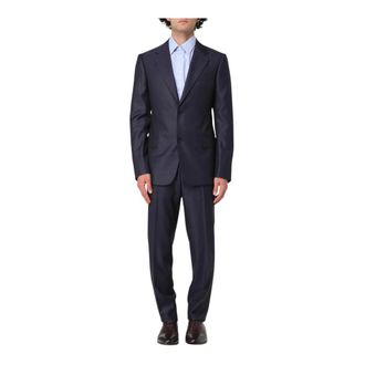 Emporio Armani Blauer Zweiteiliger Anzug - - Suits - Herren - Blau - 2XL