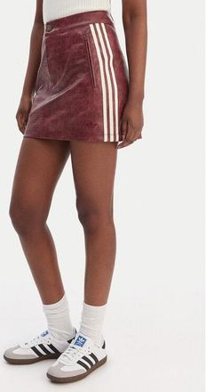 adidas Rock aus Kunstleder Pleather KD8785 Dunkelrot Regular Fit
