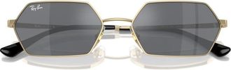 Ray-Ban unisex, Accessoires, Jaune, Taille: 55 MM Rb3728 Yevi Lunettes de soleil