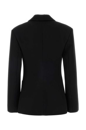 Loewe Womens Black Wool Blend Blazer Giacche E Gilet Jacket