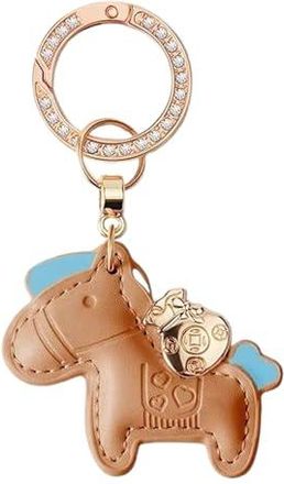 Generic Breloque cheval - Accessoires de mode chinois de bon augure 2026 - Porte-cl&eacute;s &agrave; breloque cheval mignon | pour festival de printemps, voyage, voiture, 
