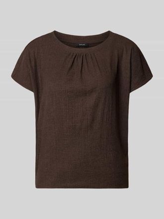 OPUS Regular Fit T-Shirt mit Strukturmuster Modell Salti