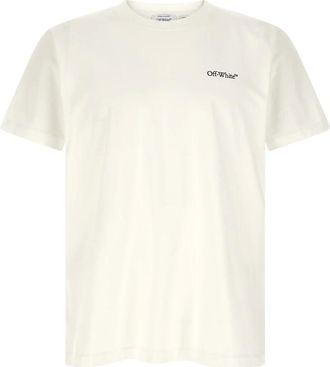 Off-white Homme, Tops, Blanc, Taille: S T-shirt &agrave; col rond