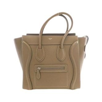 Celine Pre-owned Micro Luggage Calf Handbag - - Pre-owned - Damen - Grau - ONE SIZE
