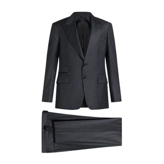 Tom Ford Einknopf-Sakko - - Suits - Herren - Grau - XL