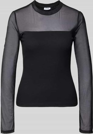 Noisy May Slim Fit Longsleeve aus elastischem Material-Mix