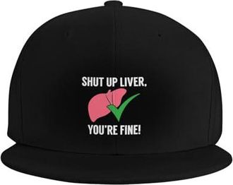 Generic Tais-Toi, Foie, Tout Va Bien Homme Femme Strapback Cap Respirant Snapback Chapeau Snapback Chapeaux Pare-Soleil pour Adulte Sport P&ecirc;che