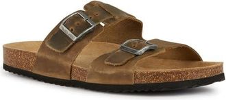 Geox Gar&ccedil;on Sandal Ghita Racine Accueil Homme Mules-et-sabots-h, Sauge, 40 EU