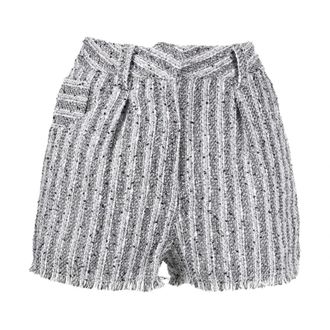Iro L&auml;ssige- mehrfarbige Shorts aus Baumwollmischung - - Shorts - Damen - Grau - M