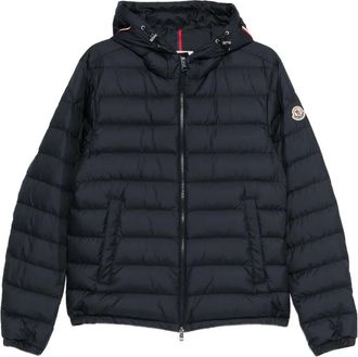 Moncler Gesteppte Kapuzenjacke - Schwarz