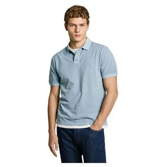 Pepe Jeans London Polo Oliver GD pour Homme, Bleu (Bleu Acier), XL