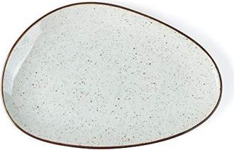 Holst Porzellan RT 134 PACK 6 Porzellan Platte 27 cm oval Re-Active Arena, beige, 27 x 18 x 2 cm, 6 Einheiten