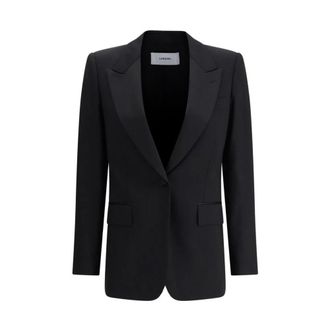 Lardini Taillierter Blazer mit Spitzrevers - - Jackets - Damen - Schwarzk - M