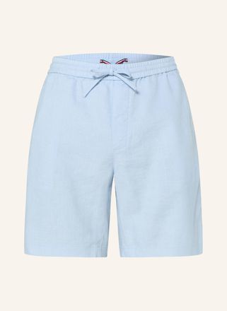 Tommy Hilfiger Leinenshorts Dover Regular Fit blau