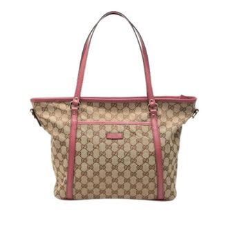 Gucci Pre-owned Canvas Satchel - - Pre-owned - Damen - Beige - ONE SIZE