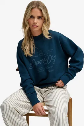 Superdry Sweatshirt VINTAGE WORKWEAR CREW Baumwollmischung, relaxed fit