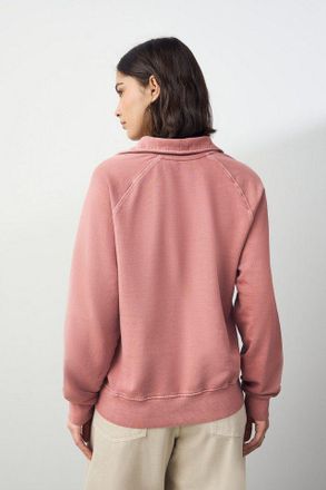 Next Sweater Lang&auml;rmeliger Rugby-Pullover mit Polokragen (1-tlg)