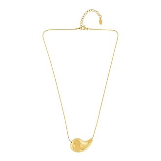 Dansk Copenhagen Femme, Accessoires, Jaune, Taille: ONE Size Collier Étanche Paisley Goutte