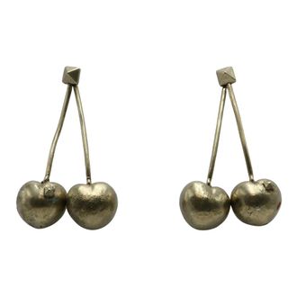 Valentino Garavani Femme, Accessoires, Brun, Taille: ONE Size &Eacute;l&eacute;gantes boucles doreilles pendantes avec sph&egrave;res brillantes